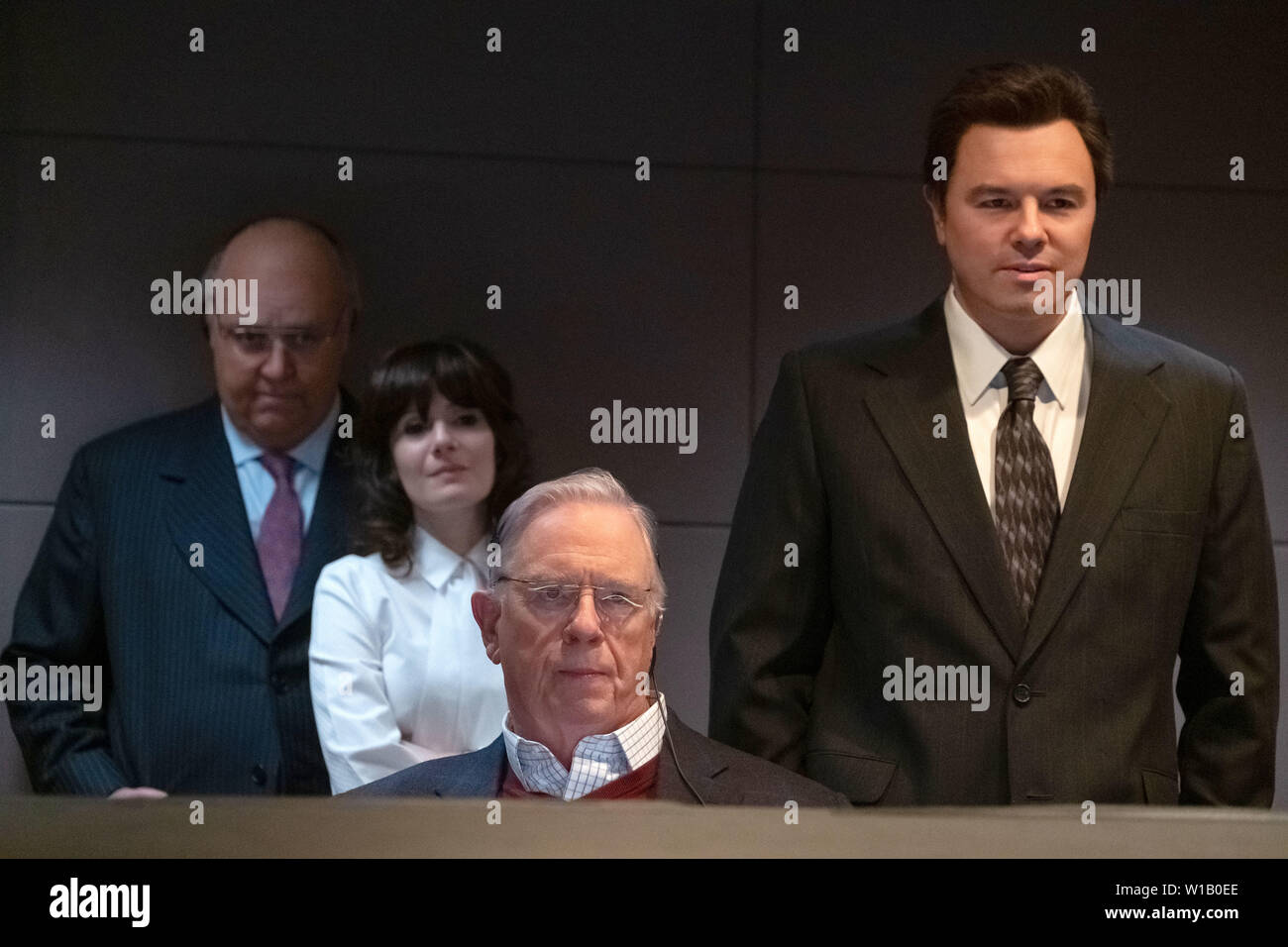 THE LOUDEST VOICE, from left: Russell Crowe (as Roger Ailes), Aleksa ...