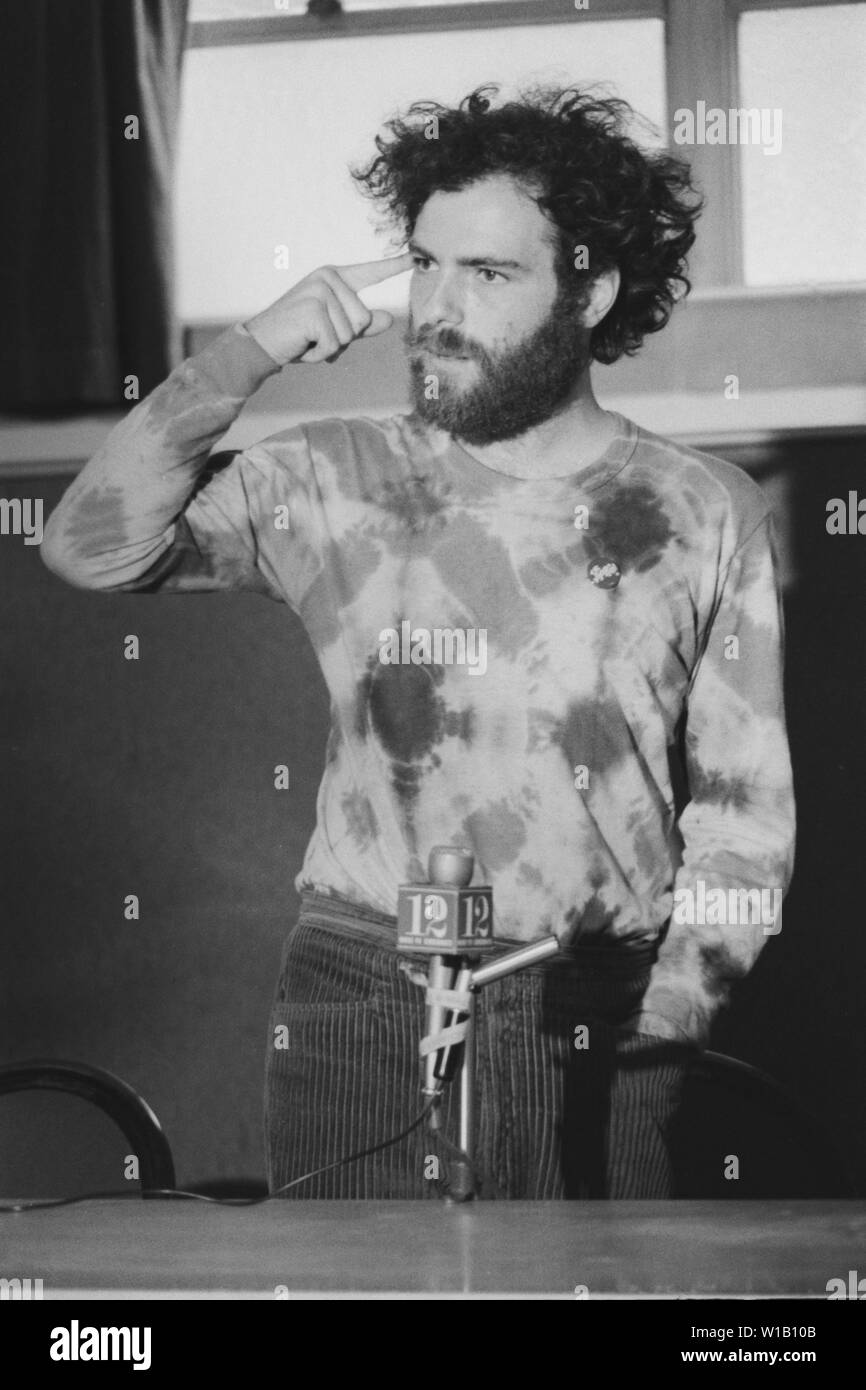 Leftist radical Yippie ( Youth International Party ) co founder Jerry ...