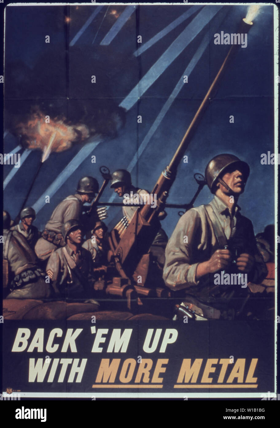 Back 'Em up with more metal Stock Photo - Alamy