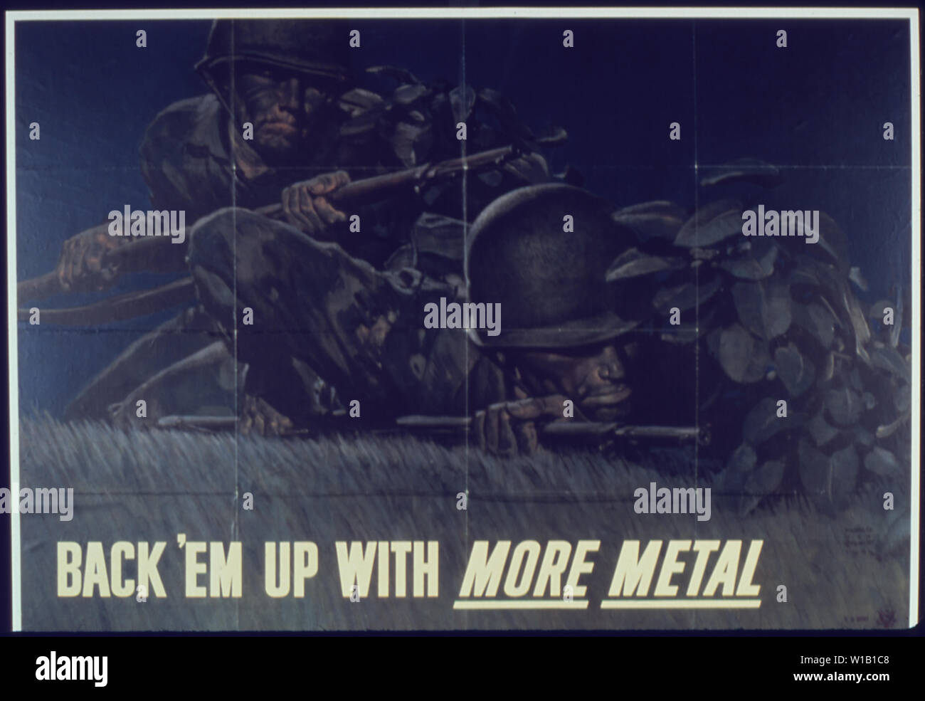 Back 'Em up with more metal Stock Photo - Alamy