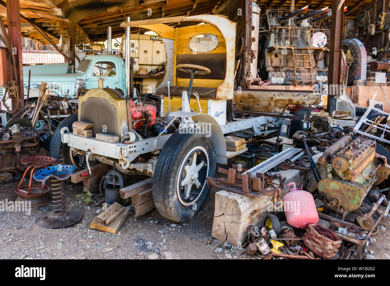 Jerome Gold King Mine & Ghost Town Old Packard Truck Stock Photo - Alamy