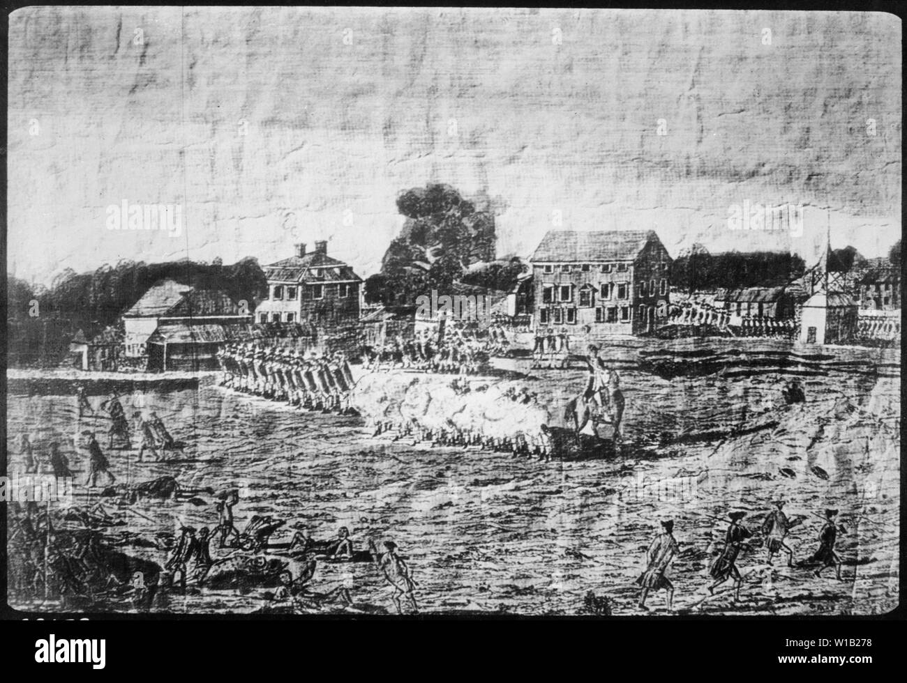 Lexington battle engraving hi-res stock photography and images - Alamy