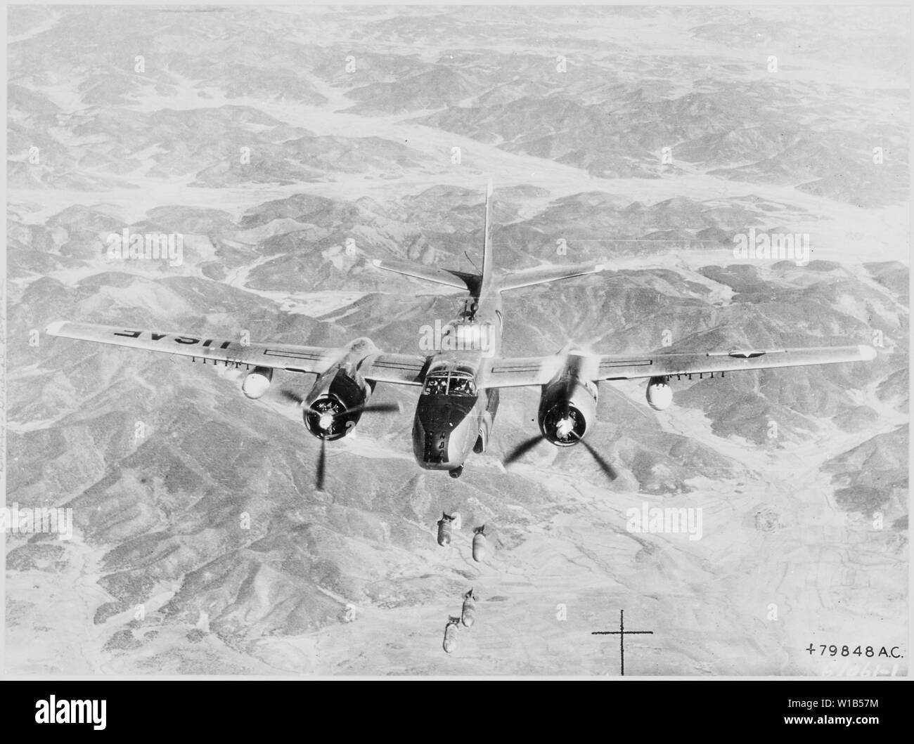 Bombs Away-This Fifth Air Force B-26 Invader of the 452nd Bombardment ...