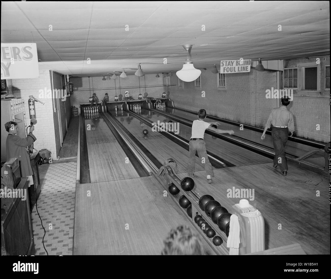 Recreation hall of the mine jewell ridge coal company hi-res stock ...