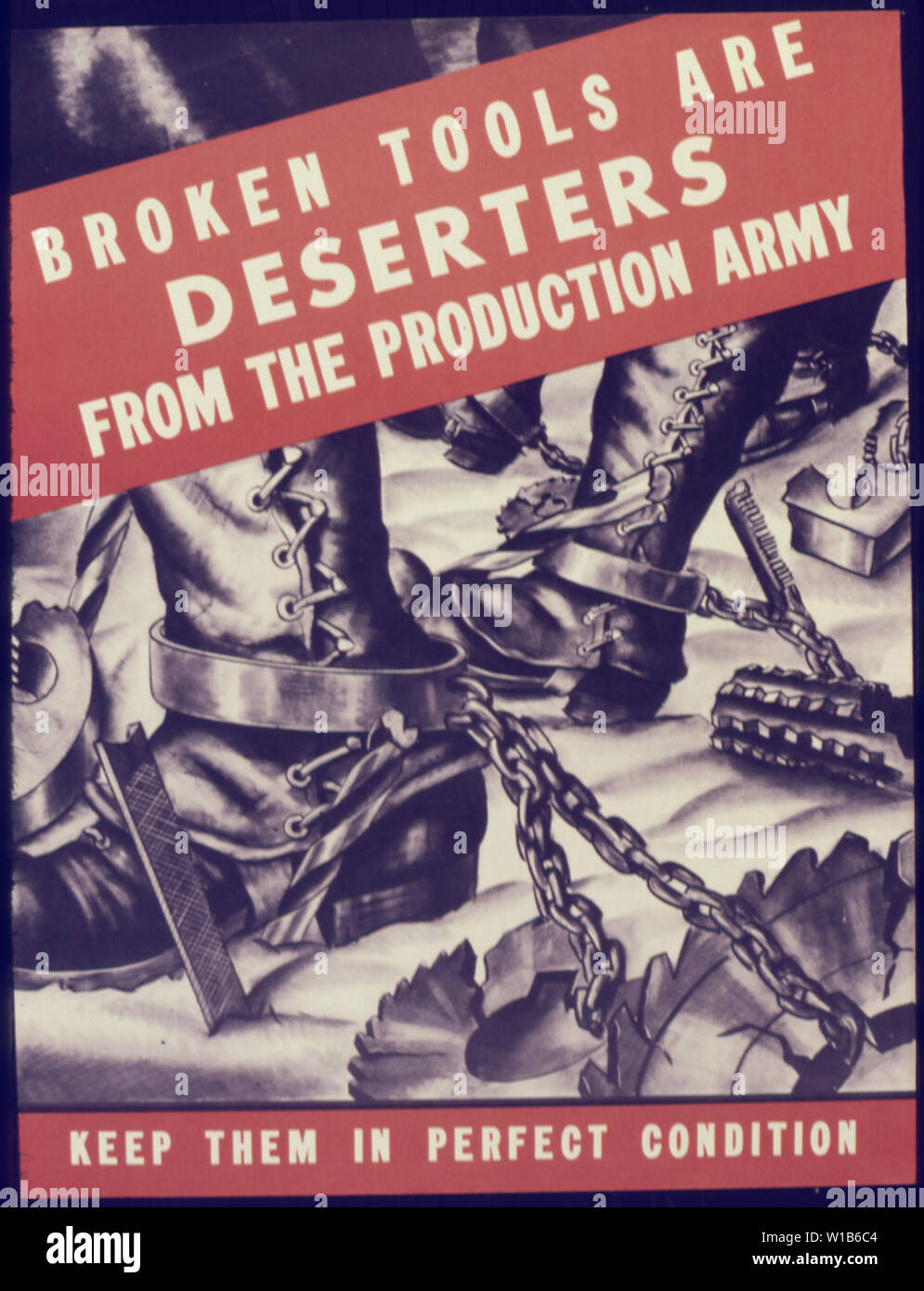 Broken tools are deserters from the production army. Keep them in ...