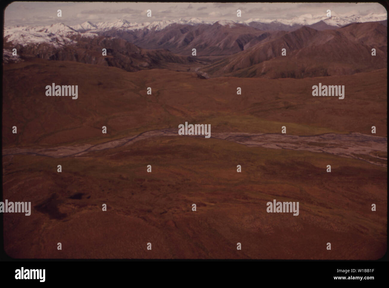 CHANDALAR SHELF. THE PIPELINE WILL CROSS THE RIVER HERE AT THE BEND ...