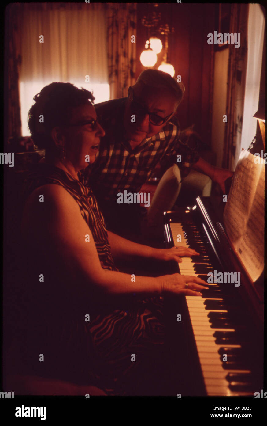 CHARLES ALLISON, 71, AND MRS. ALLISON, IN THEIR HOME IN MILFORD BORN IN ...