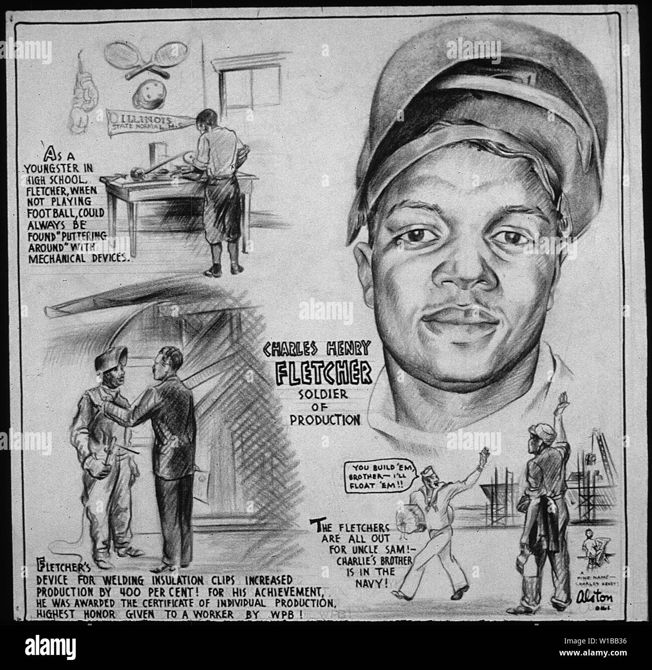 Henry fletcher Black and White Stock Photos & Images - Alamy