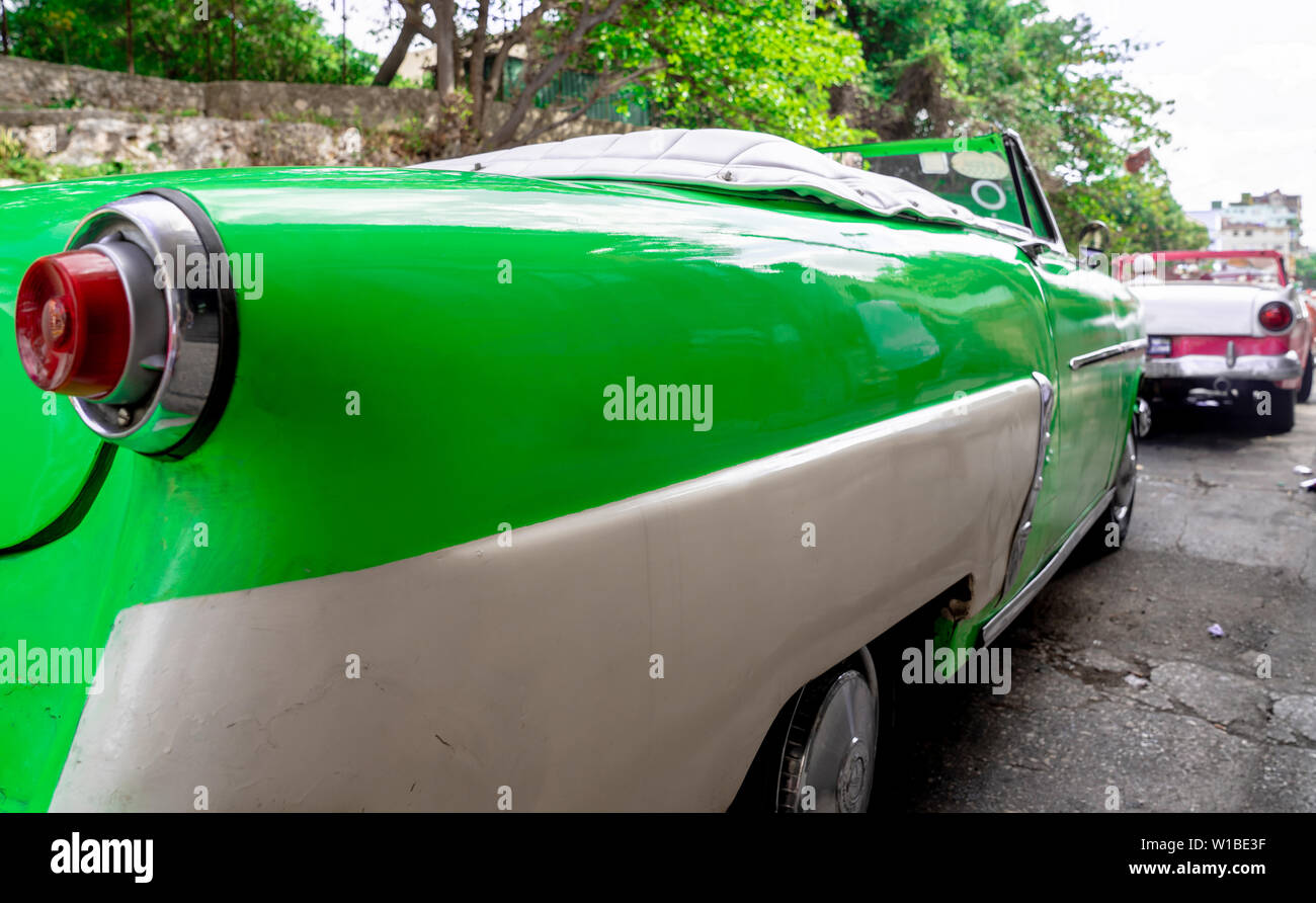 Classic American Convertible in Havana, Cuba Stock Photo - Alamy