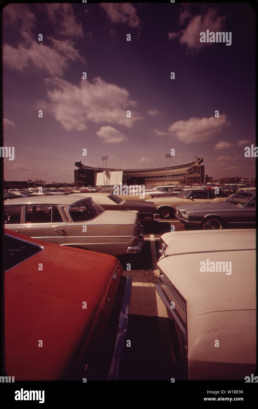 COMMUTER PARKING AT SHEA STADIUM Stock Photo - Alamy