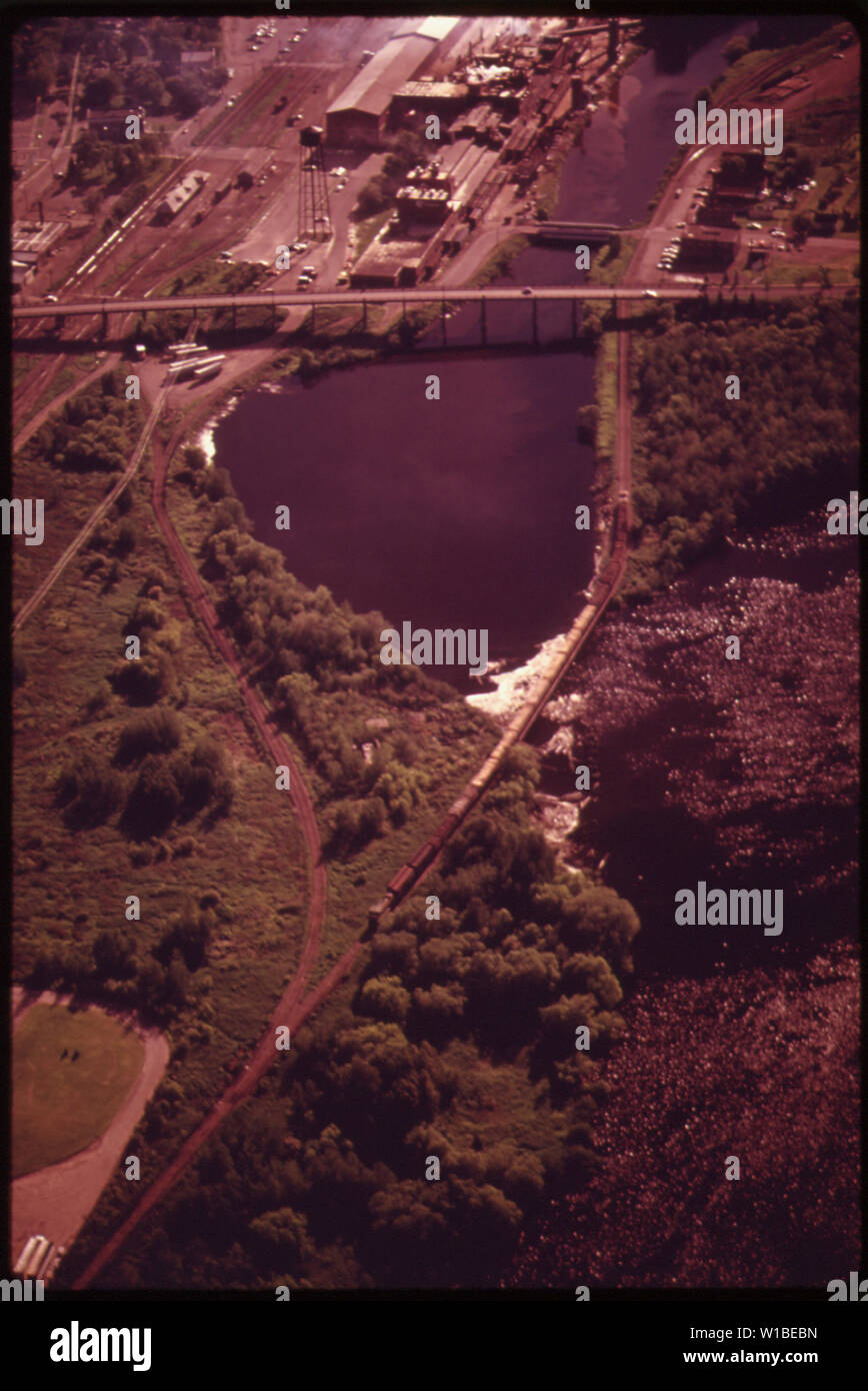 CON-WED PLANT AT CLOQUET DISCHARGES WHITE WATER INTO A SIDE CHANNEL OF ...