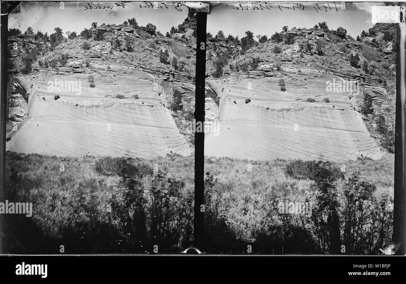 CROSS-BEDDED SANDSTONE, 3-LAKES CANYON, KANAB, UTAH; General notes ...