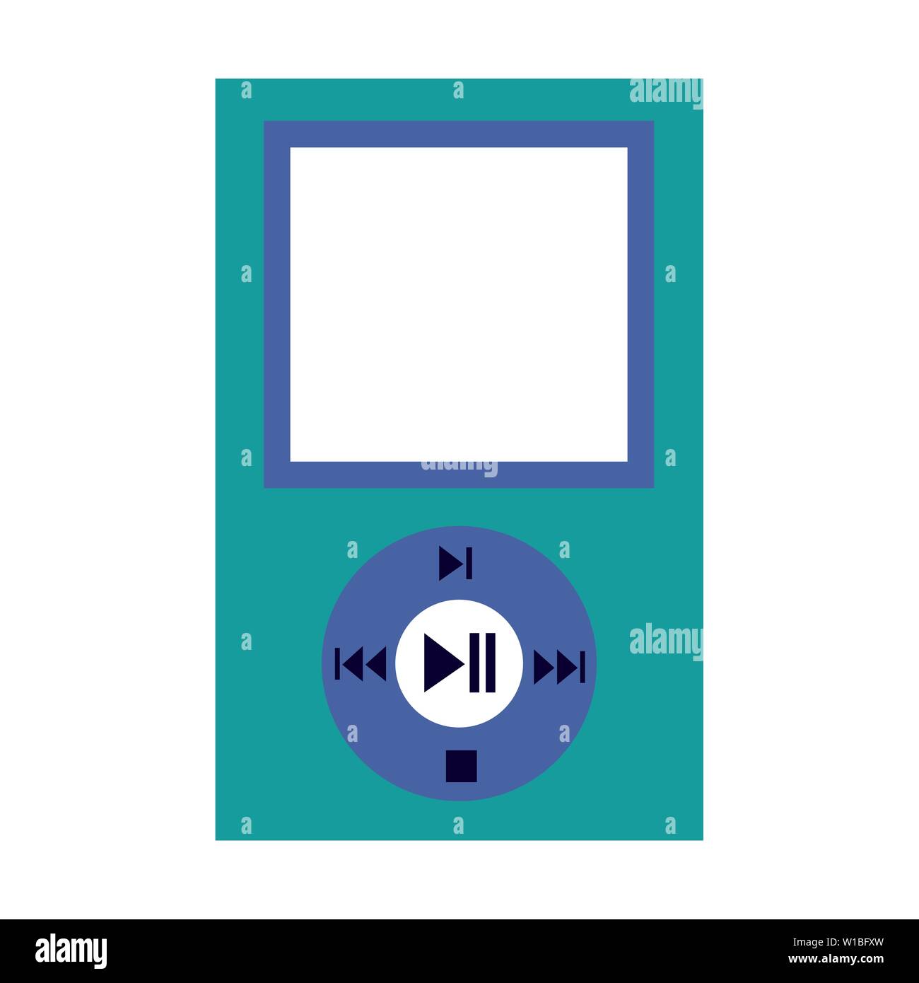 mp3 music listen audio on white background vector illustration Stock ...