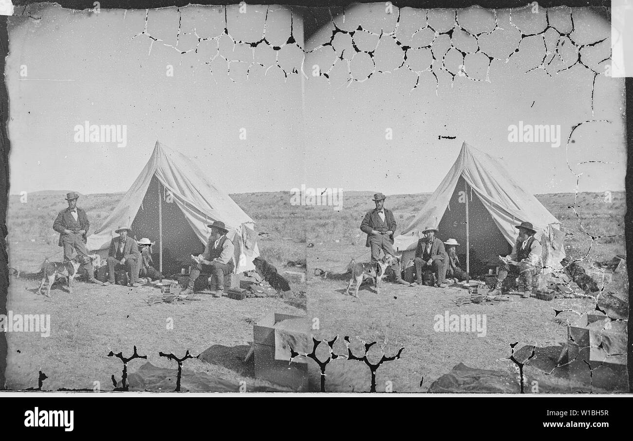 Camp group. Stevenson. Adams, Bradley, Dr. Curtis Stock Photo - Alamy