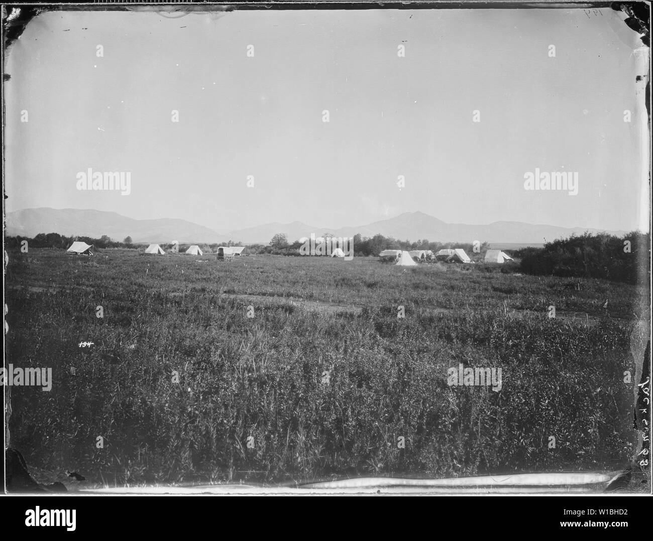 Camp near fort ellis hi-res stock photography and images - Alamy