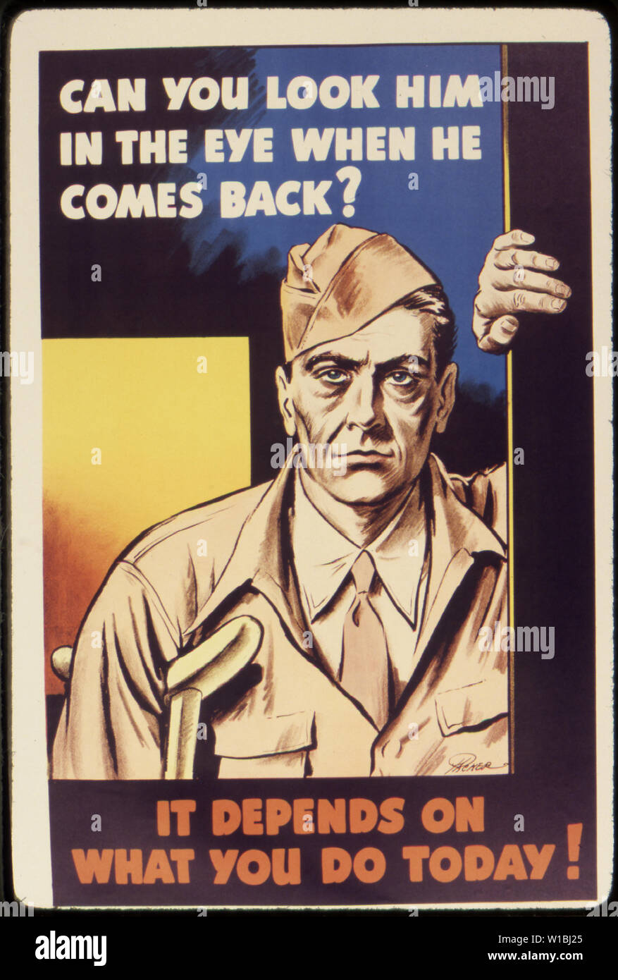 Can you look him in the eye when he comes back? It depends on what you ...