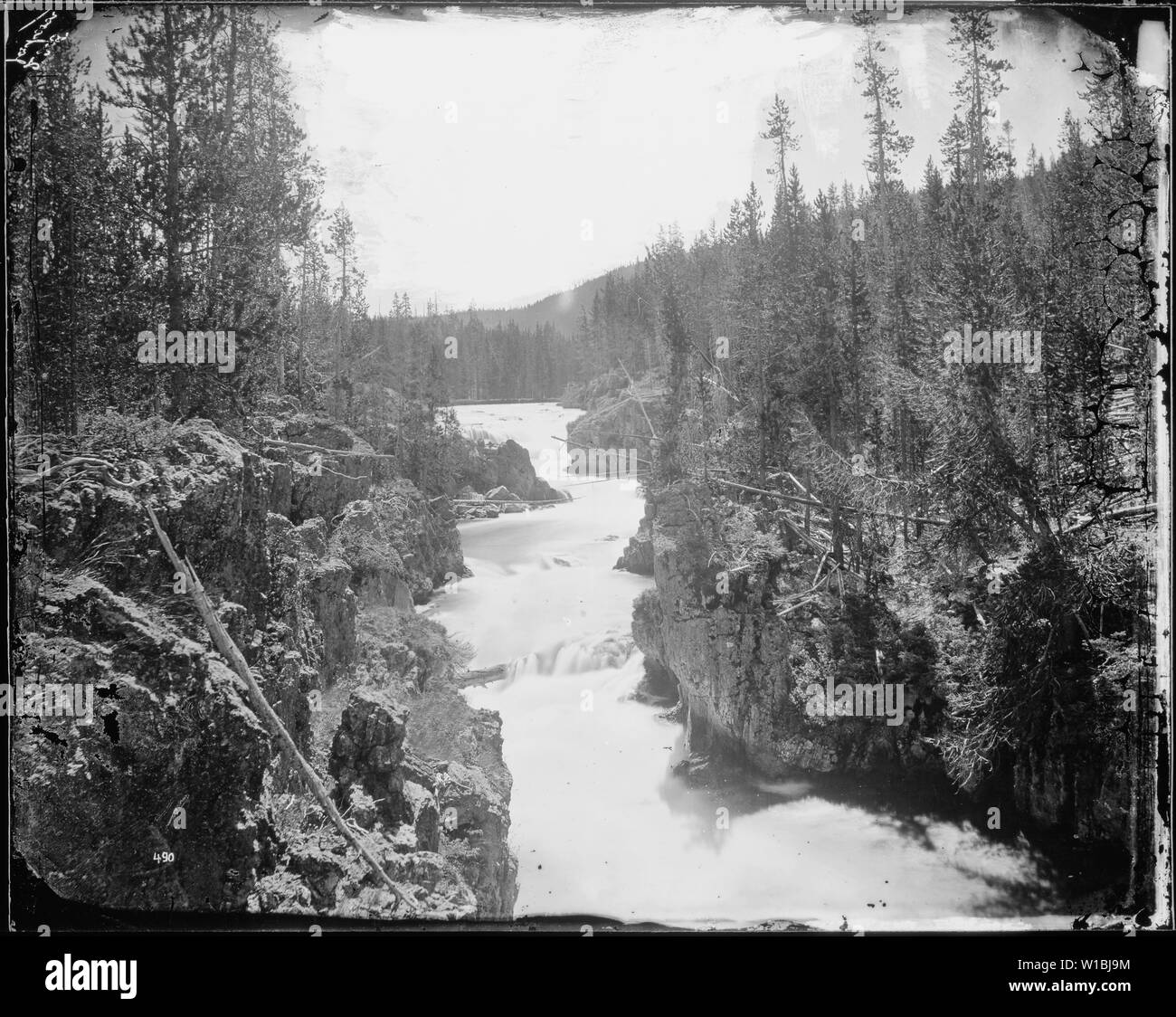 Canyon of the Upper Madison, between Gibbon Fork and the Fire Hole ...