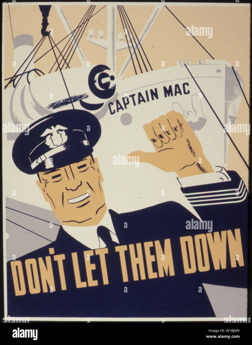 Captain Mack Don't Let Them Down Stock Photo - Alamy