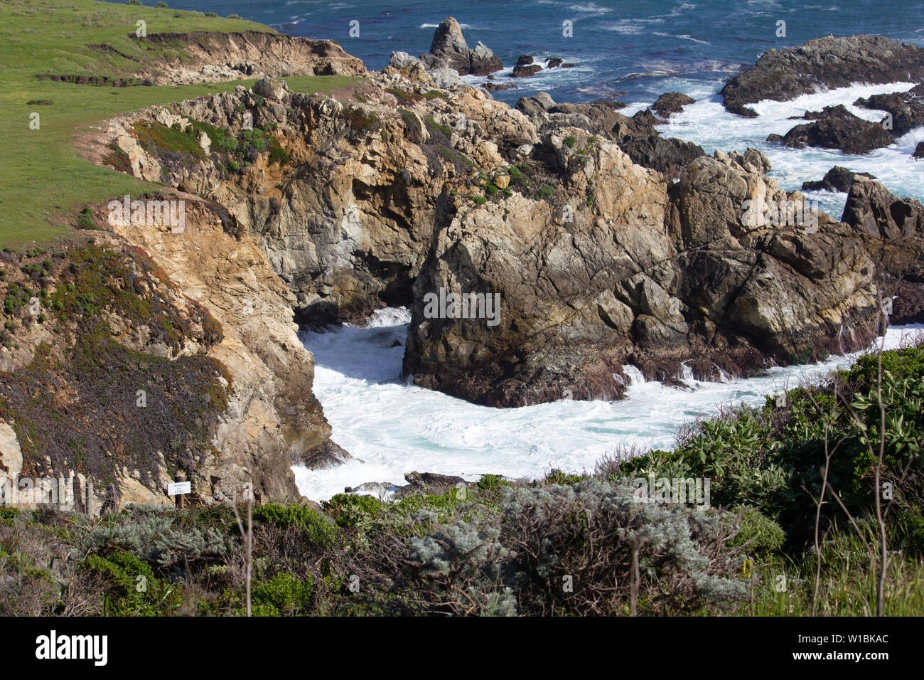 California's coastline along California State Route 1, one of the most ...