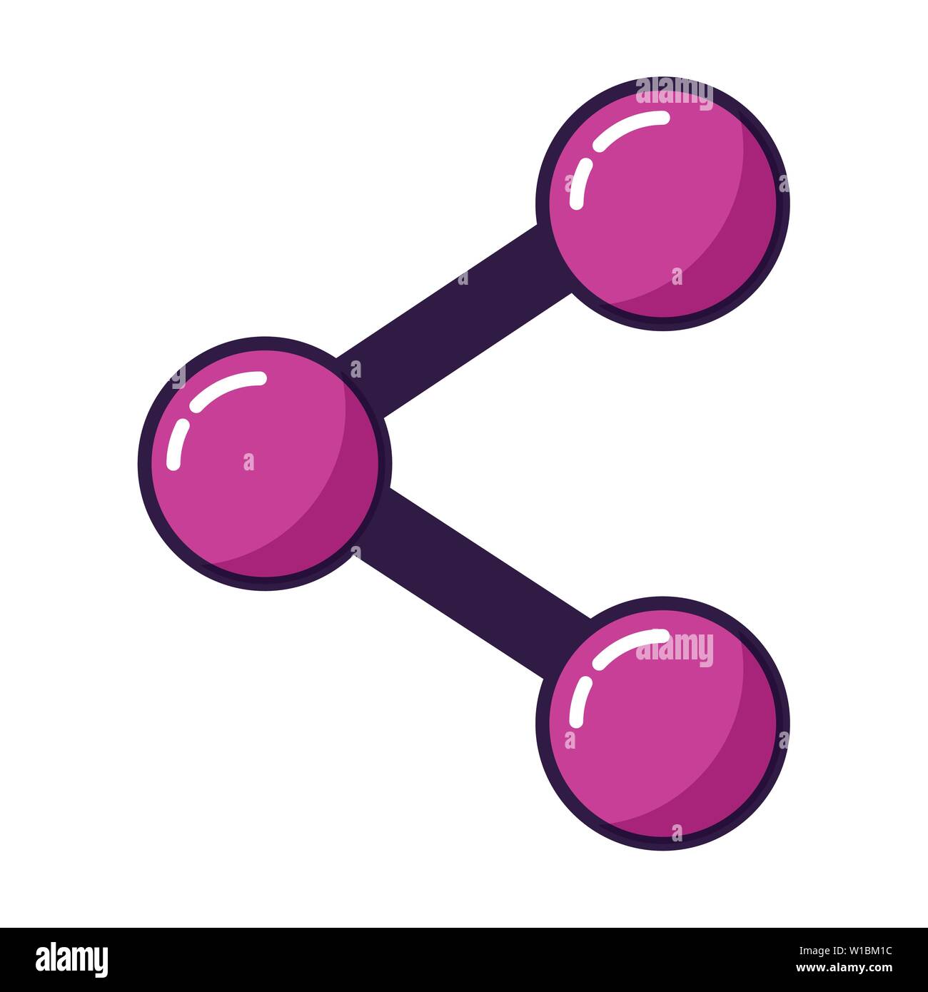 share social media on white background vector illustration Stock Vector ...