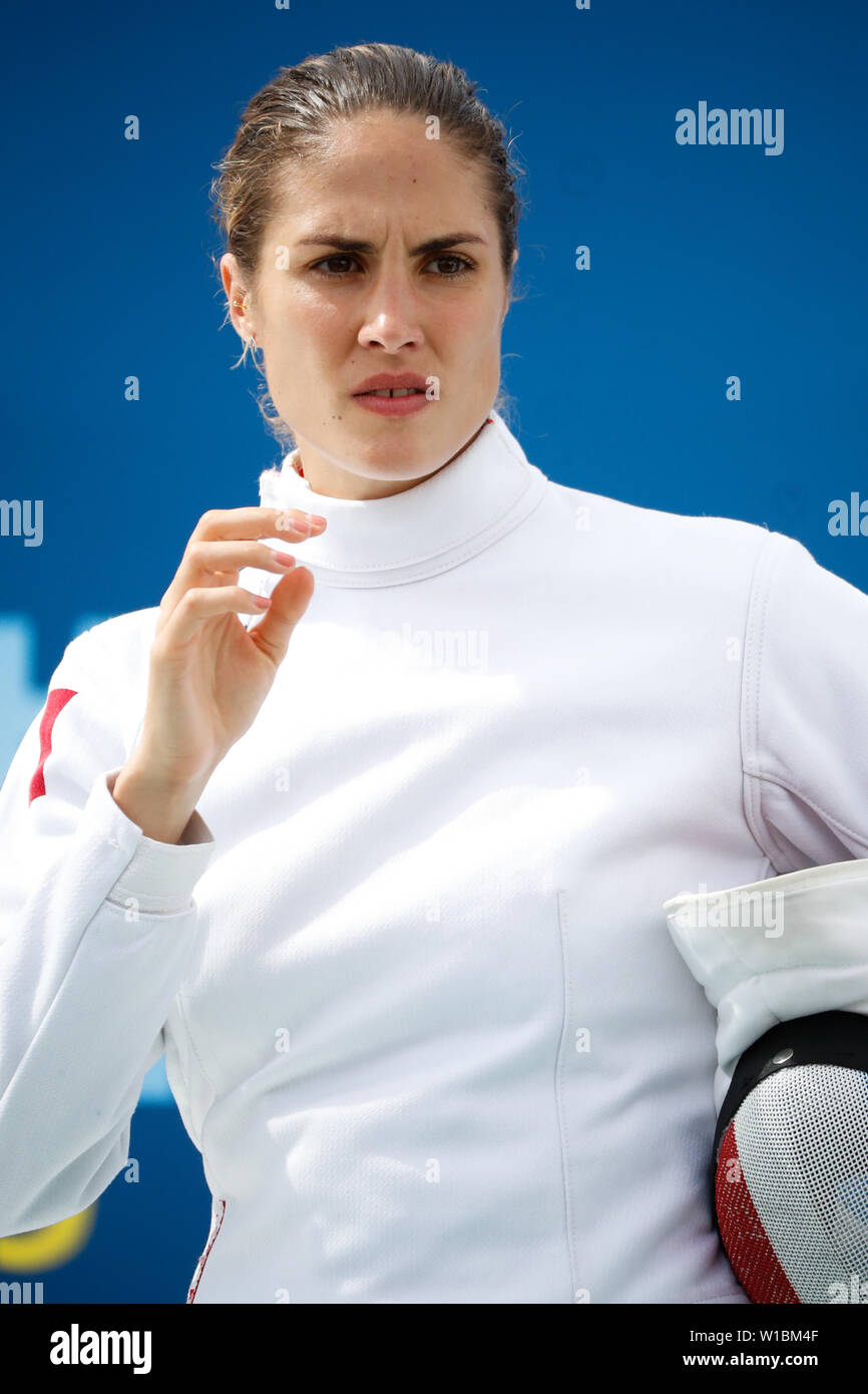 Chofu, Tokyo, Japan. 28th June, 2019. Elodie Clouvel (FRA), June 28 ...