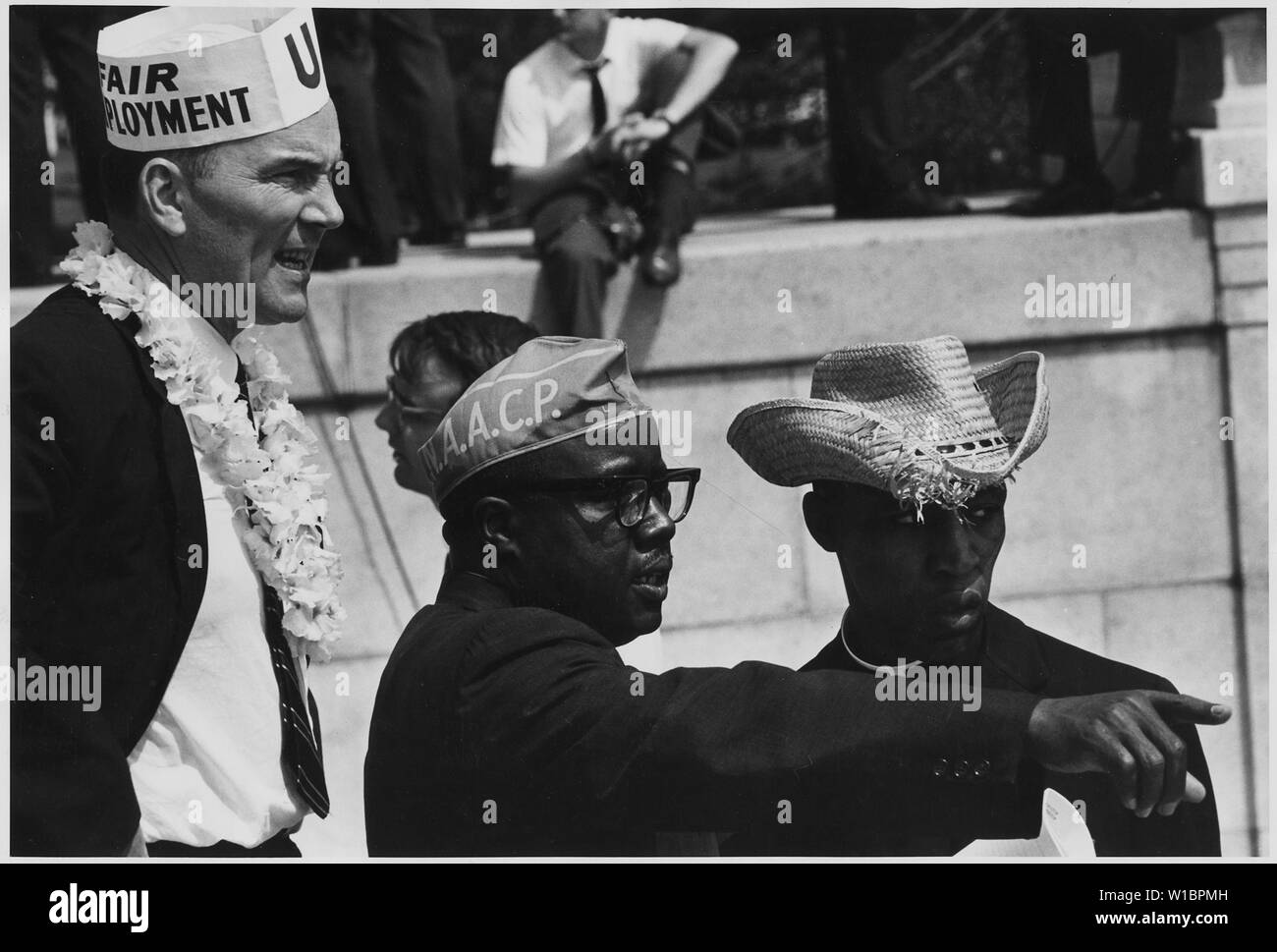 Civil Rights March on Washington, D.C. [Marchers.] Stock Photo - Alamy