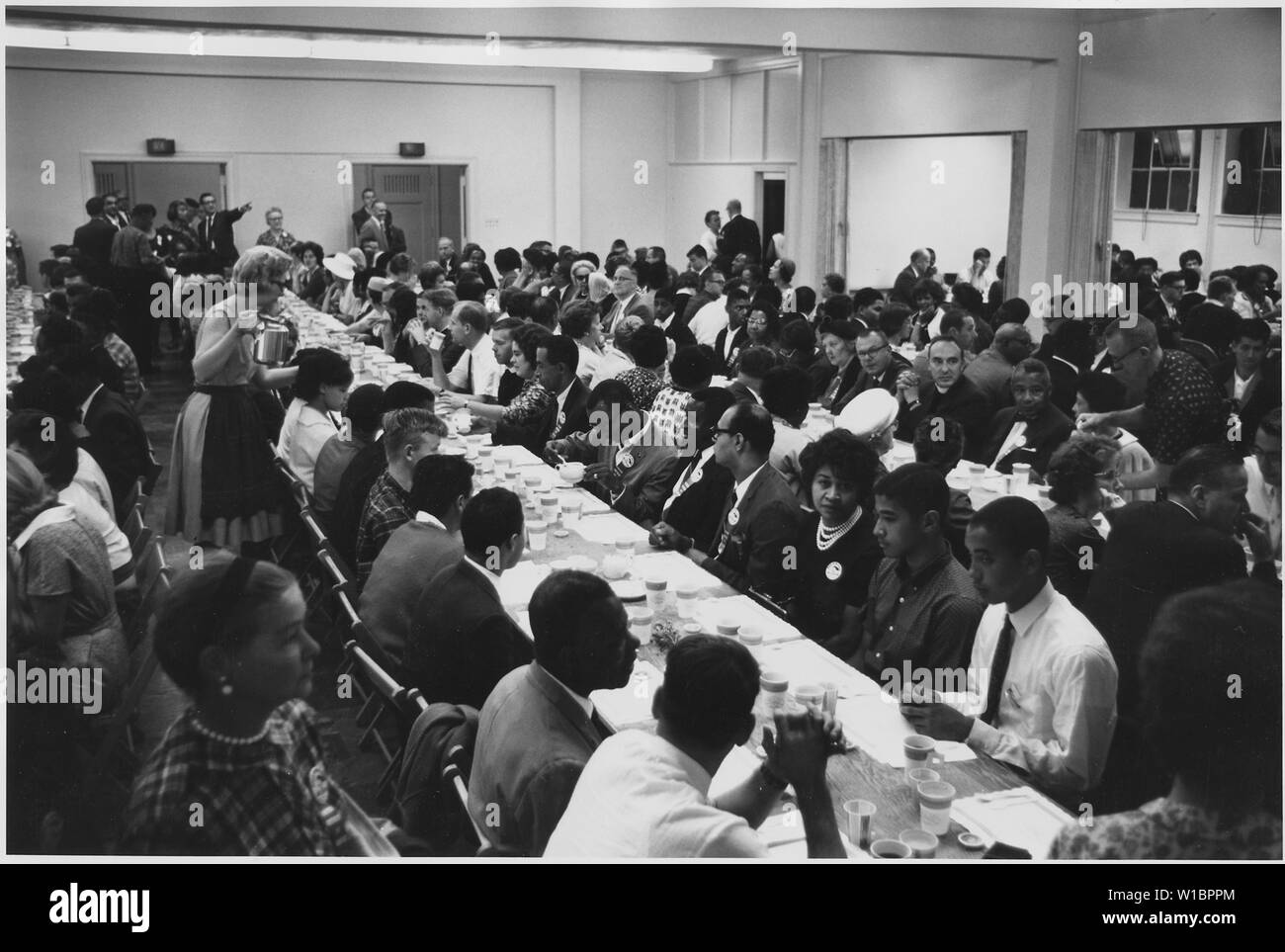 Prayer breakfast Black and White Stock Photos & Images - Alamy