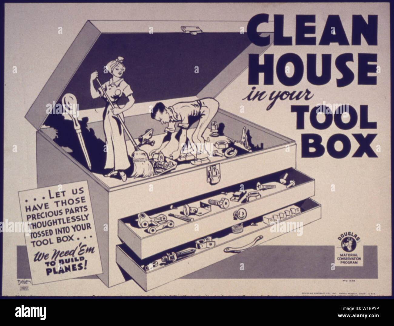 Clean House In Your Tool Box Stock Photo - Alamy