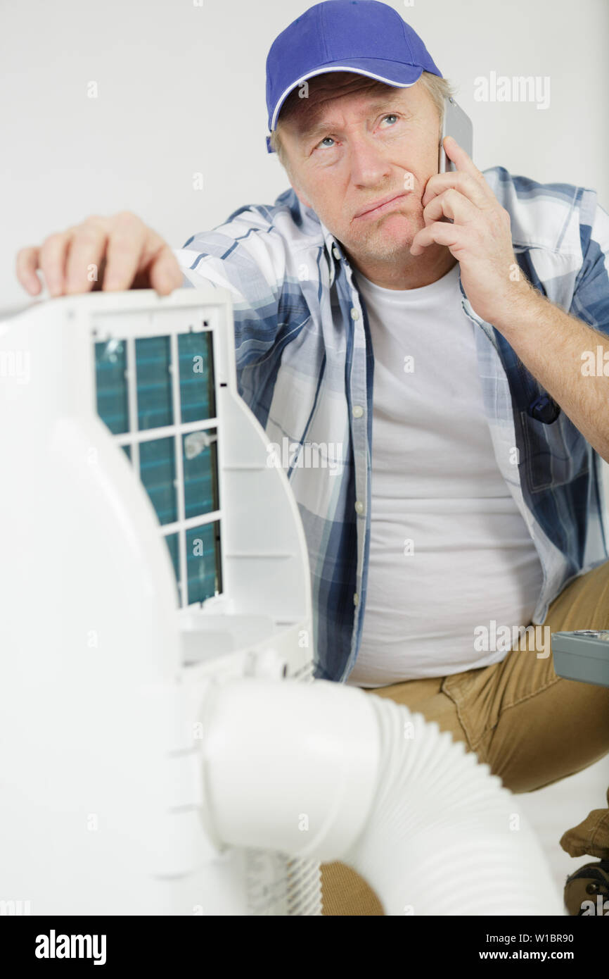 Air conditioning room pipe not force hi-res stock photography and ...