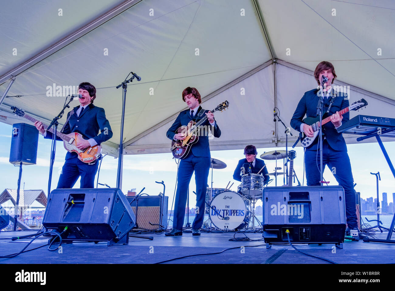 The Day Trippers, Beatles cover band, Canada Day, North Vancouver ...
