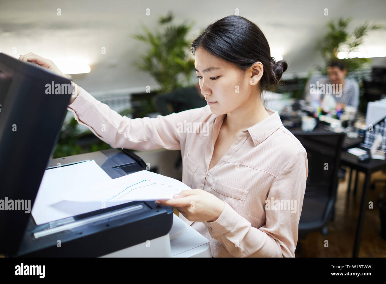 Office printer documents hi-res stock photography and images - Alamy
