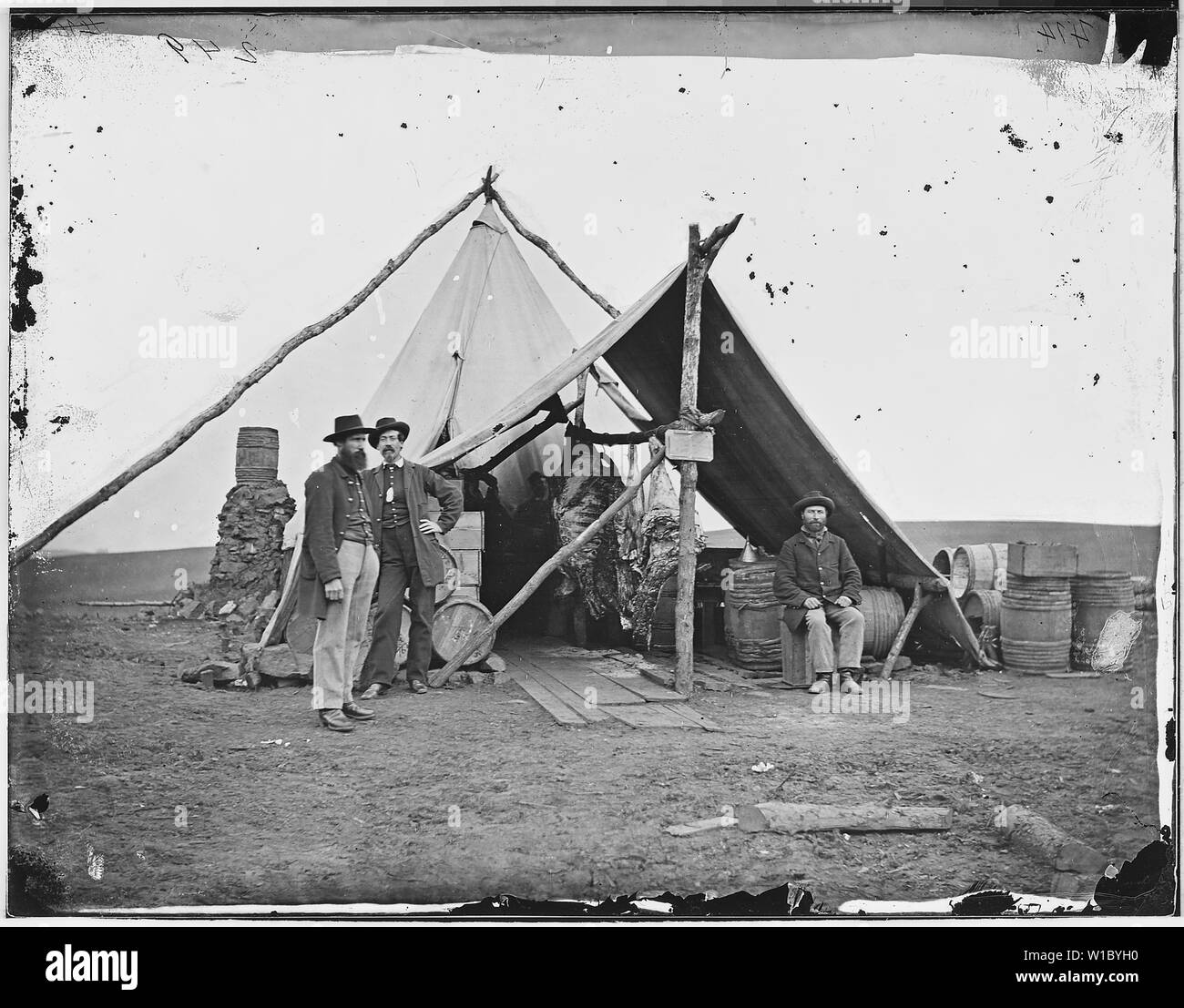 Commissary of Regiment. Dressed beef Stock Photo - Alamy