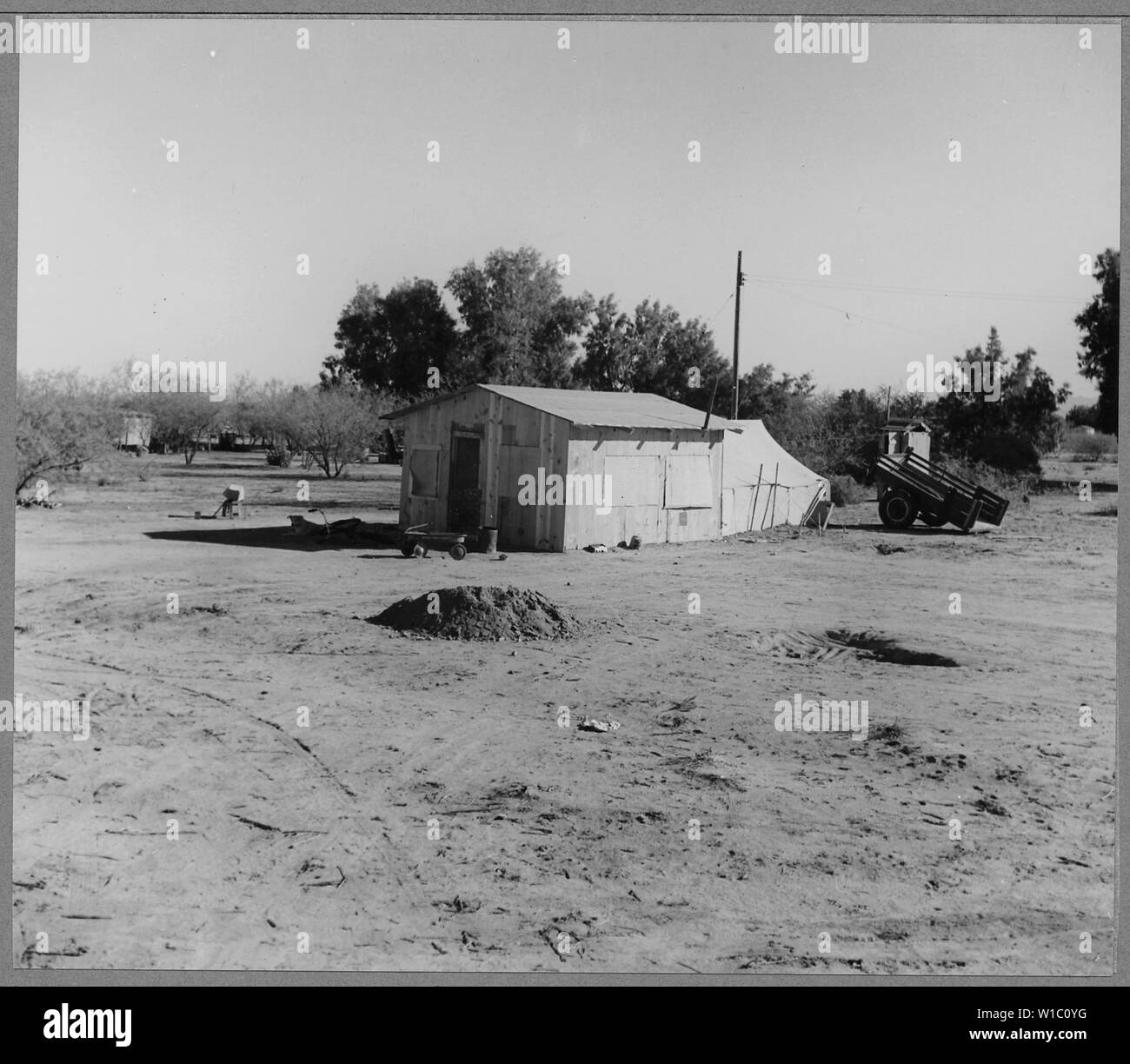 Coolidge, Maricopa County, Arizona. Within six-tenths of a mile run on ...