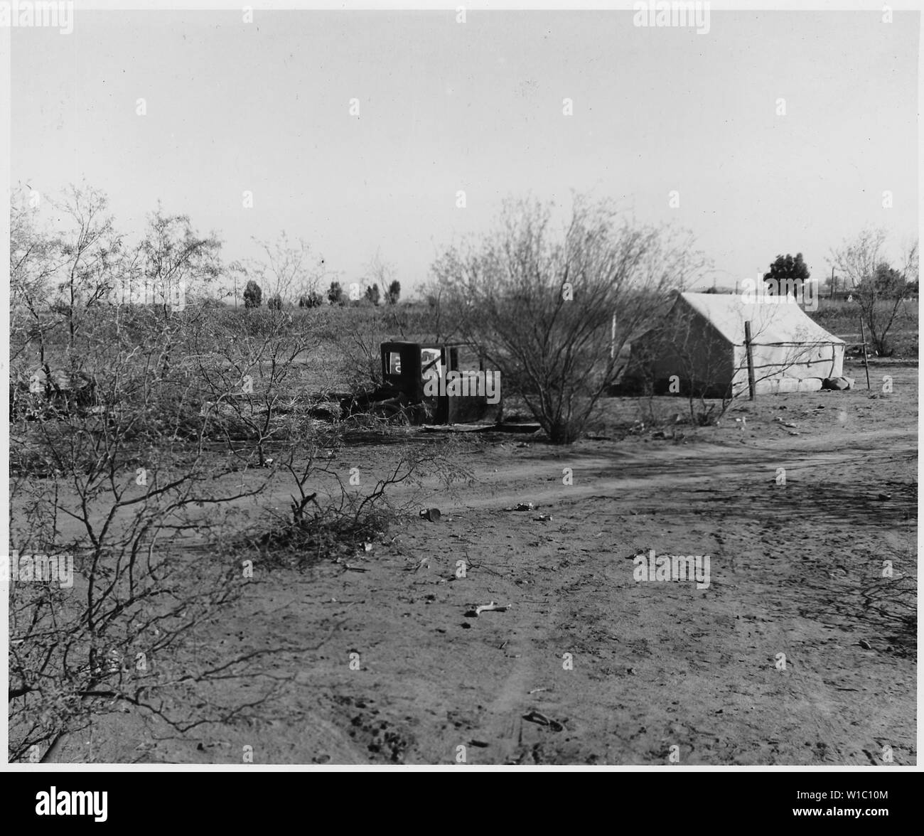 Coolidge, Maricopa County, Arizona. Within six-tenths of a mile run on ...