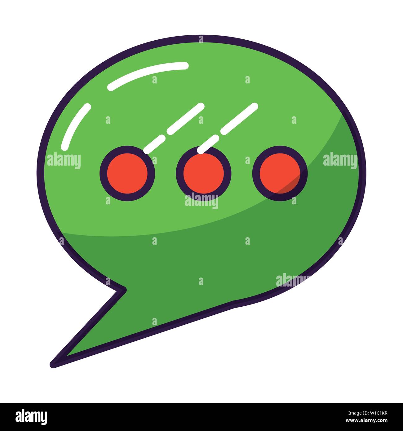 talk bubble on white background Stock Vector Image & Art - Alamy