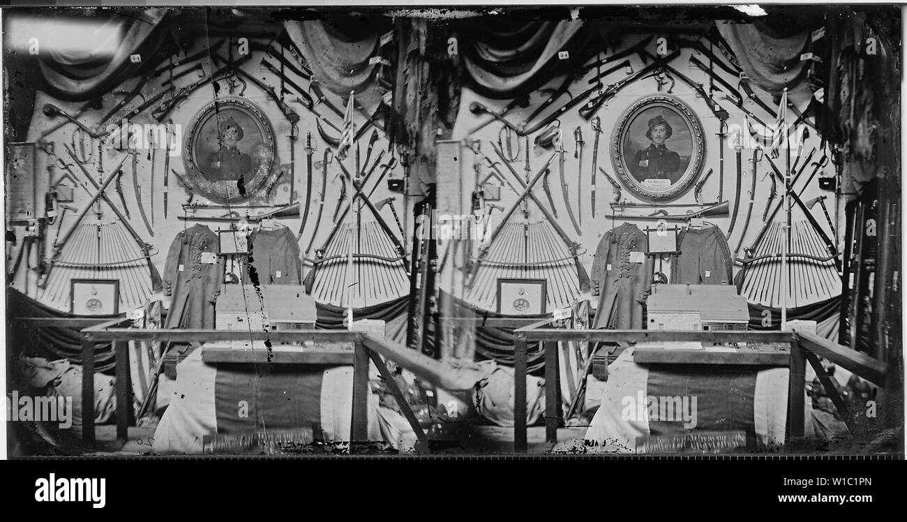 Copy of painting of Col. Elmer E. Ellsworth Stock Photo - Alamy