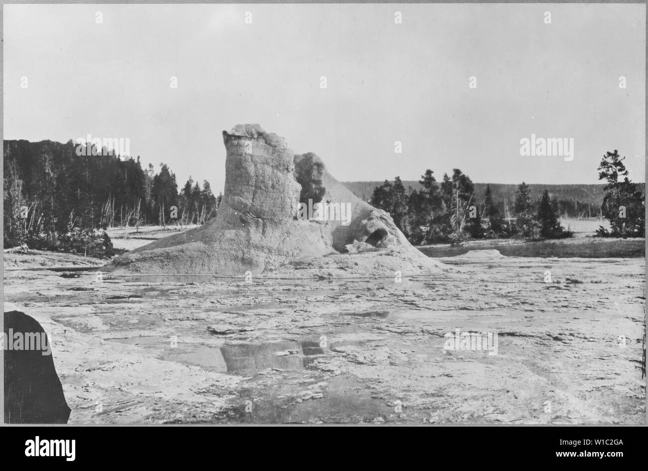 Crater of the Giant Geyser, Yellowstone Stock Photo - Alamy