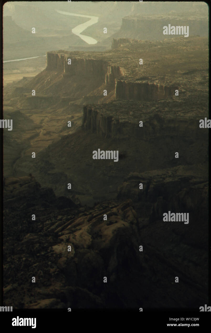 DEAD HORSE STATE PARK AND THE GORGE OF THE COLORADO RIVER SHOWING THE ...