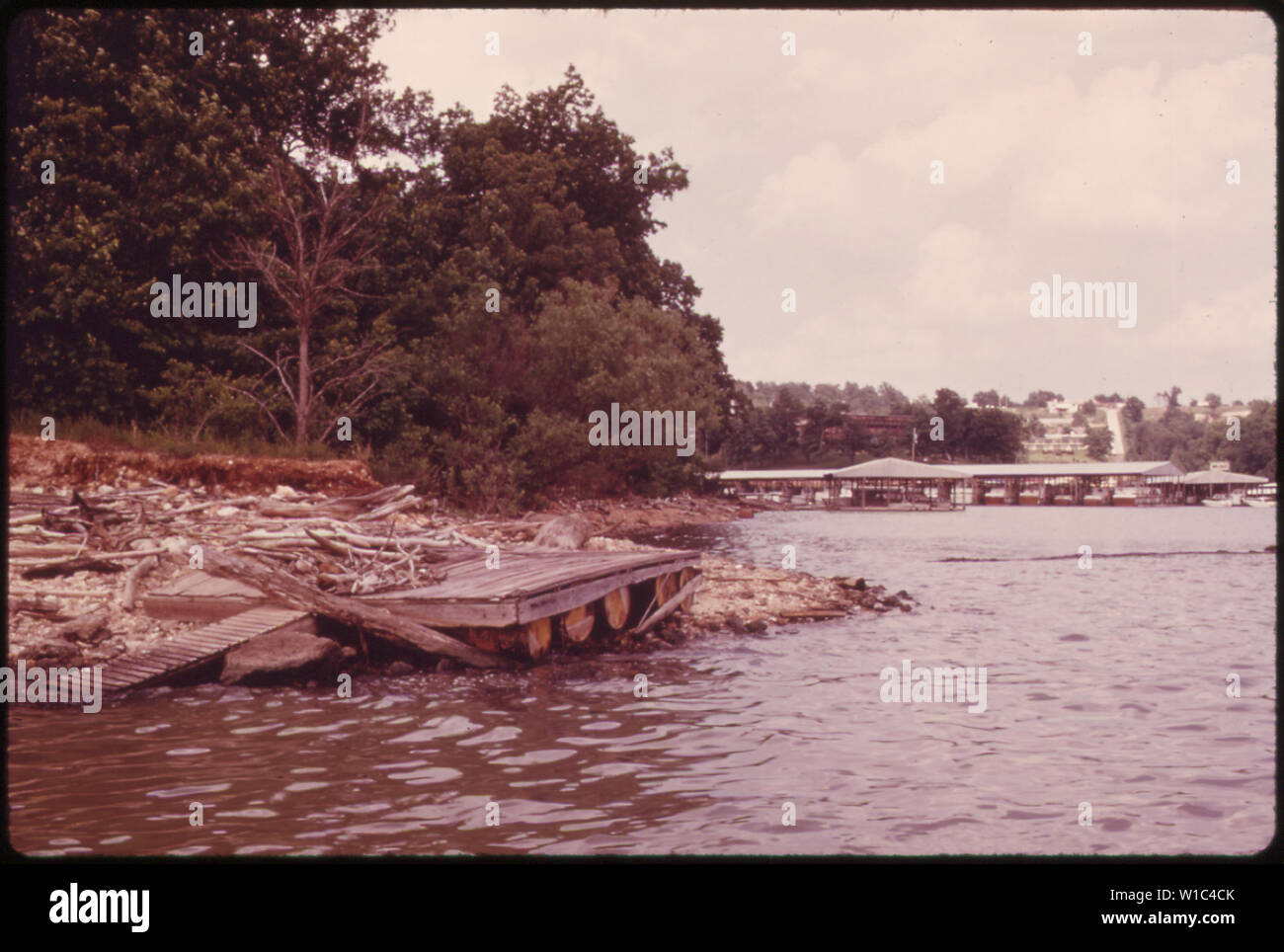 DISCARDED BOAT DOCKS ARE A HAZARD TO NAVIGATION AS WELL AS AN EYESORE ...