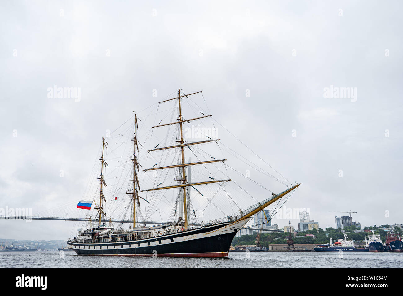 Pallada tall ship hi-res stock photography and images - Alamy