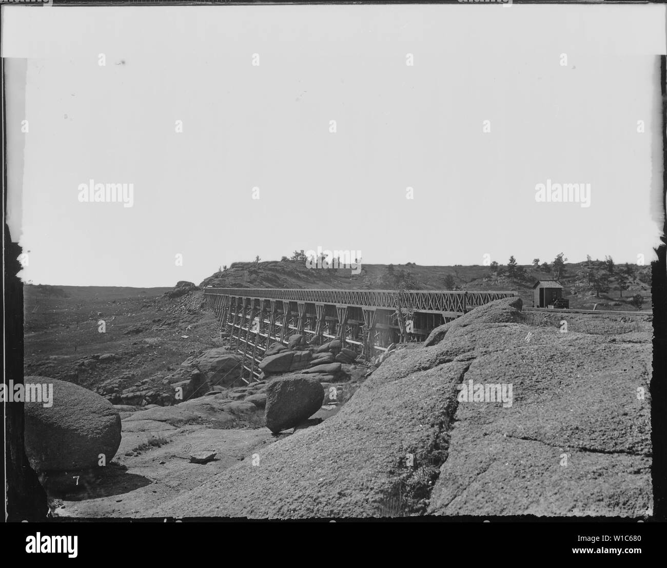 Dale Creek bridge, West Cheyenne. Albany County, Wyoming Stock Photo ...
