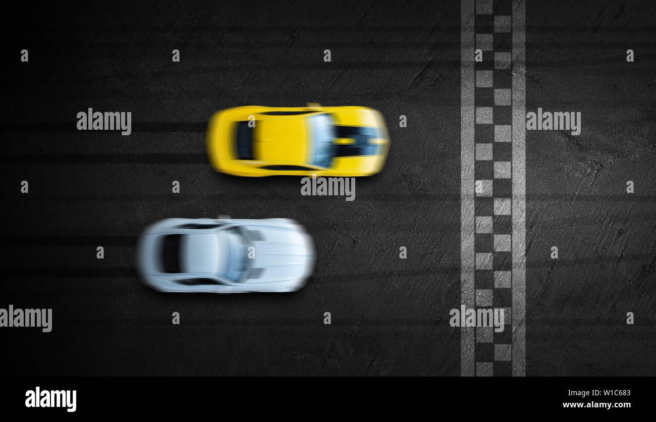 Car from above tyre marks hi-res stock photography and images - Alamy