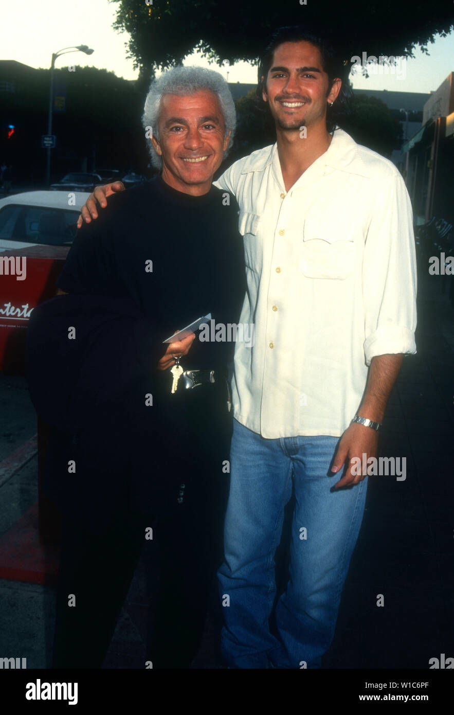 Westwood, California, USA 28th July 1994 Publicist Joe Sutton and son ...