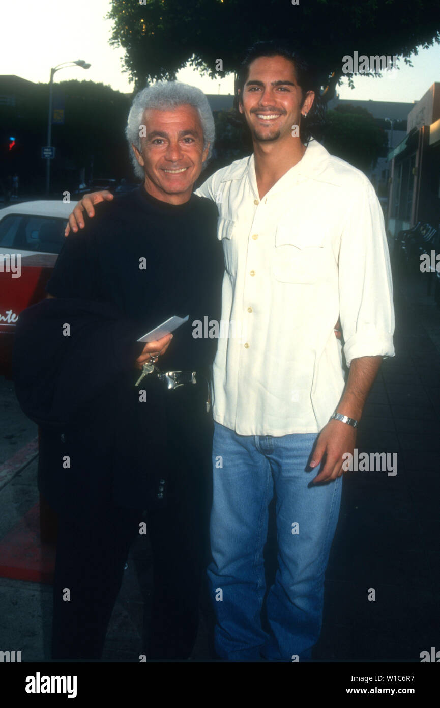 Westwood, California, USA 28th July 1994 Publicist Joe Sutton and son ...