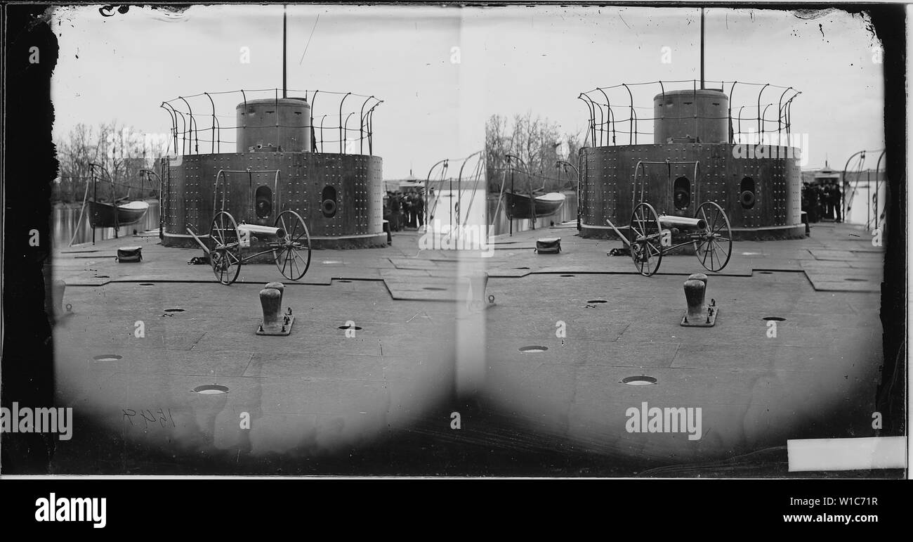 Deck of a Passaic class Civil War-Era monitor warship; General notes ...