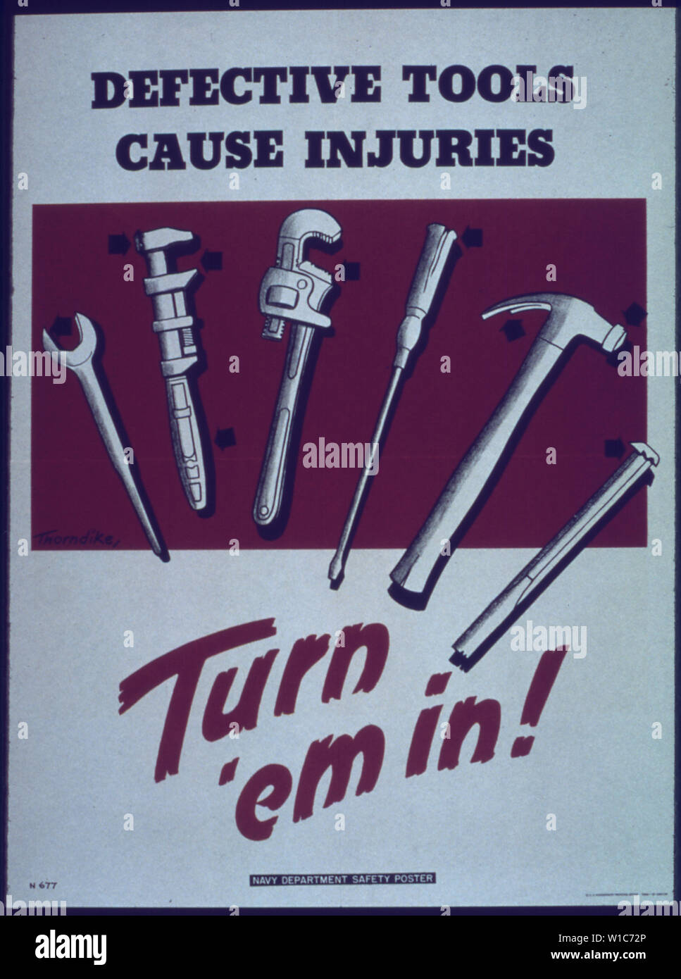 Defective Tools Cause Injuries Stock Photo - Alamy