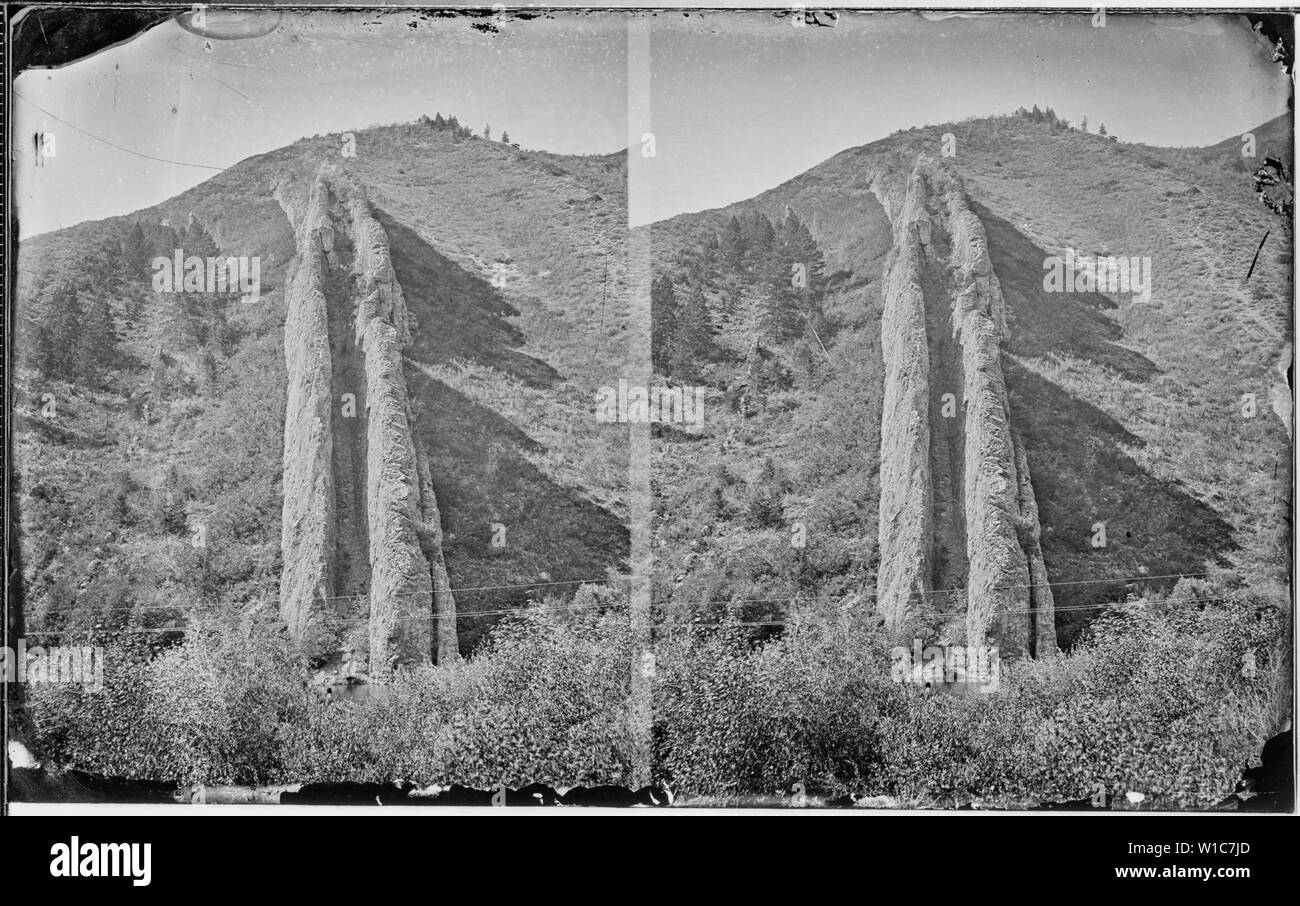 Utah the devils slide Black and White Stock Photos & Images - Alamy