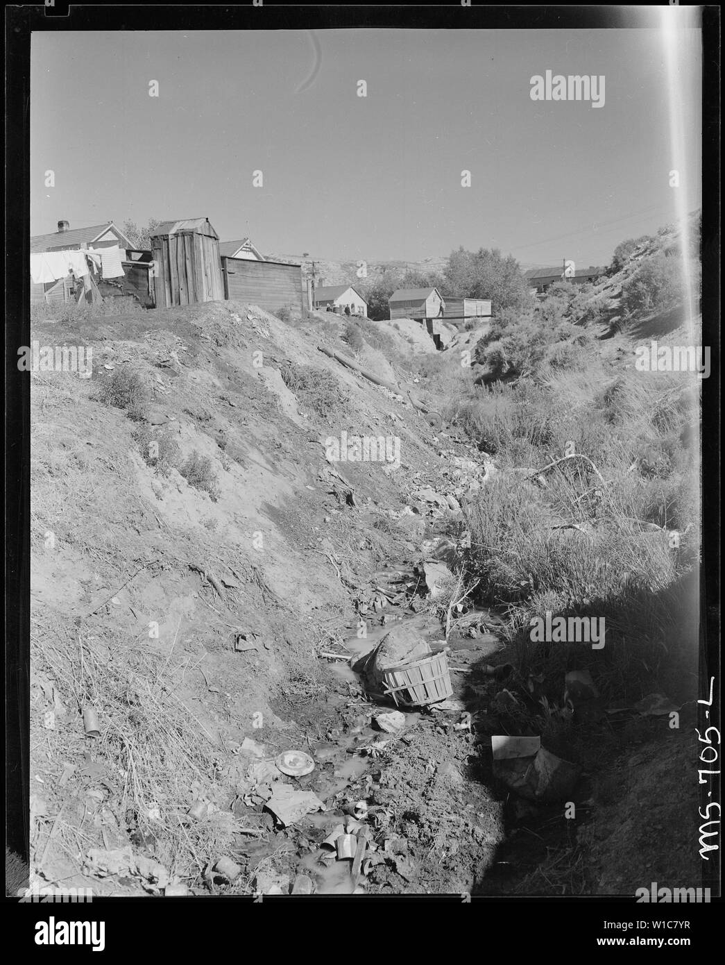 Refuse housing Black and White Stock Photos & Images - Alamy