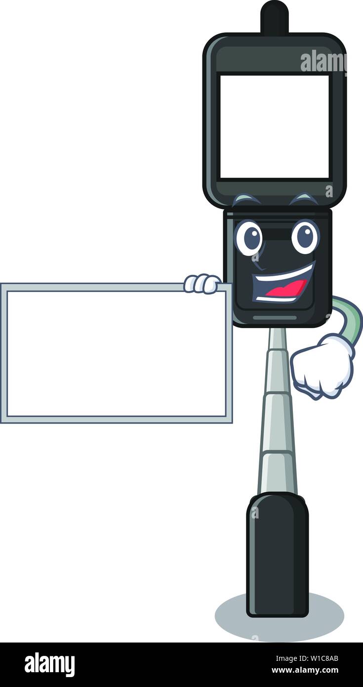 With board cell phone holder in cartoon shape Stock Vector Image & Art ...