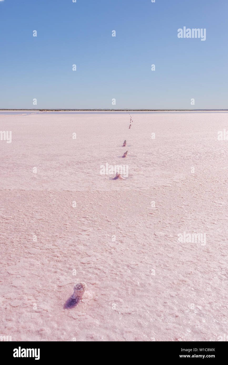 Lake Tyrrell Salt Lake Rural Victoria Australia Stock Photo - Alamy